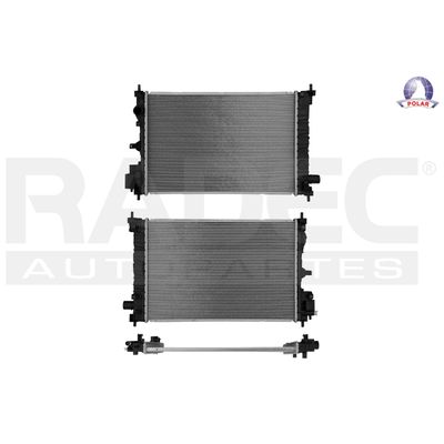 Radiador POLAR 220-0666-04 CHEVROLET SPARK 2016-2021